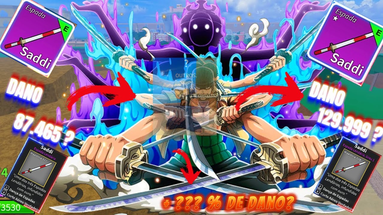 Passo a passo de como melhorar A SADDI no blox fruits. Roblox. - YouTube