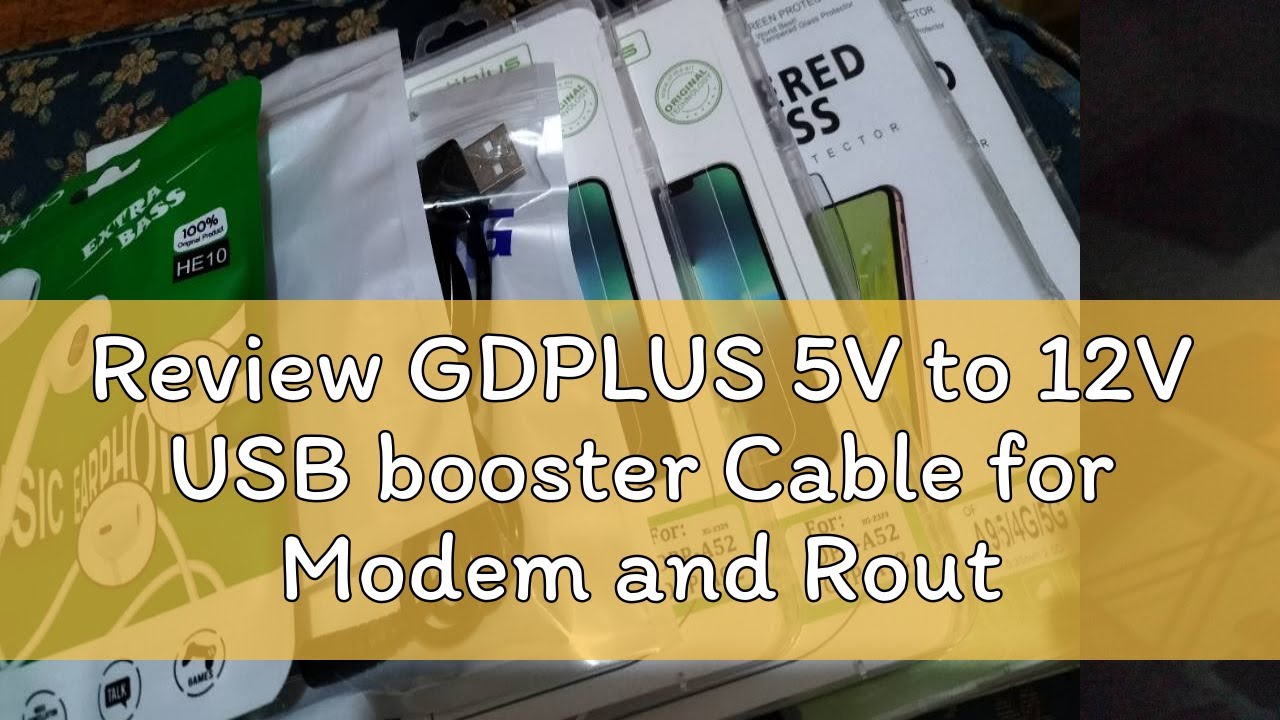 Review GDPLUS 5V to 12V USB booster Cable for Modem and Router, USB ...