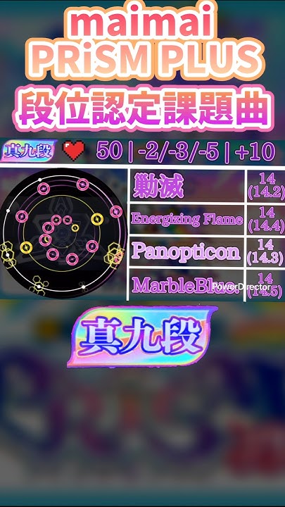 maimai PRiSM PLUS 真九段課題曲 - YouTube