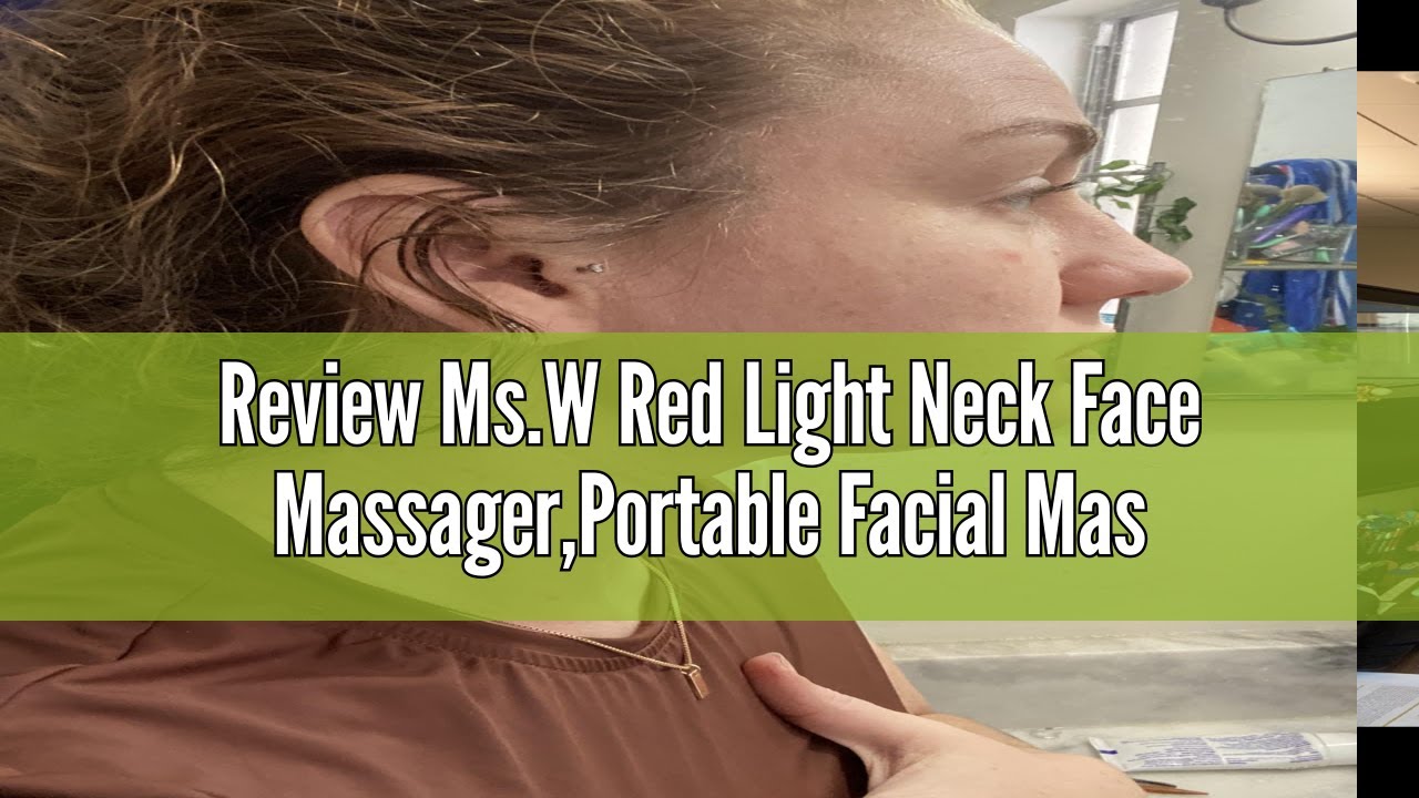 Review Ms.W Red Light Neck Face Massager,Portable Facial Massager for ...