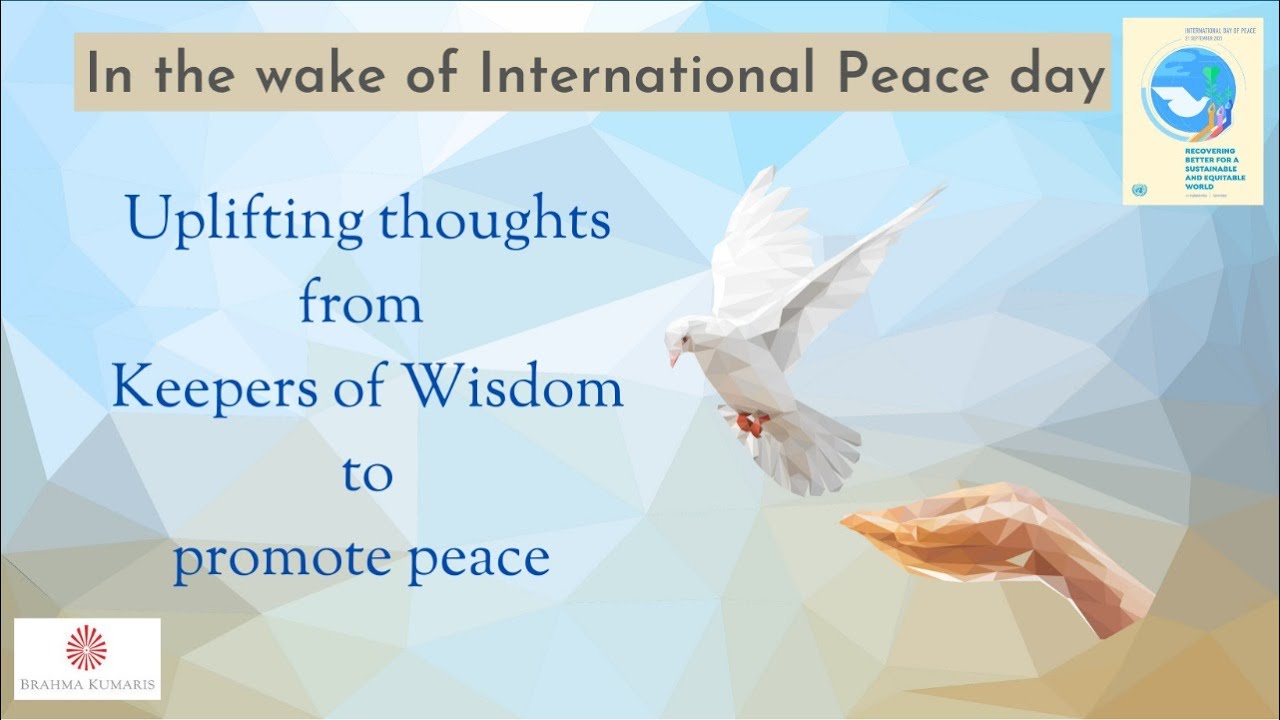 Uplifting thoughts to promote Peace - Day 4 - YouTube