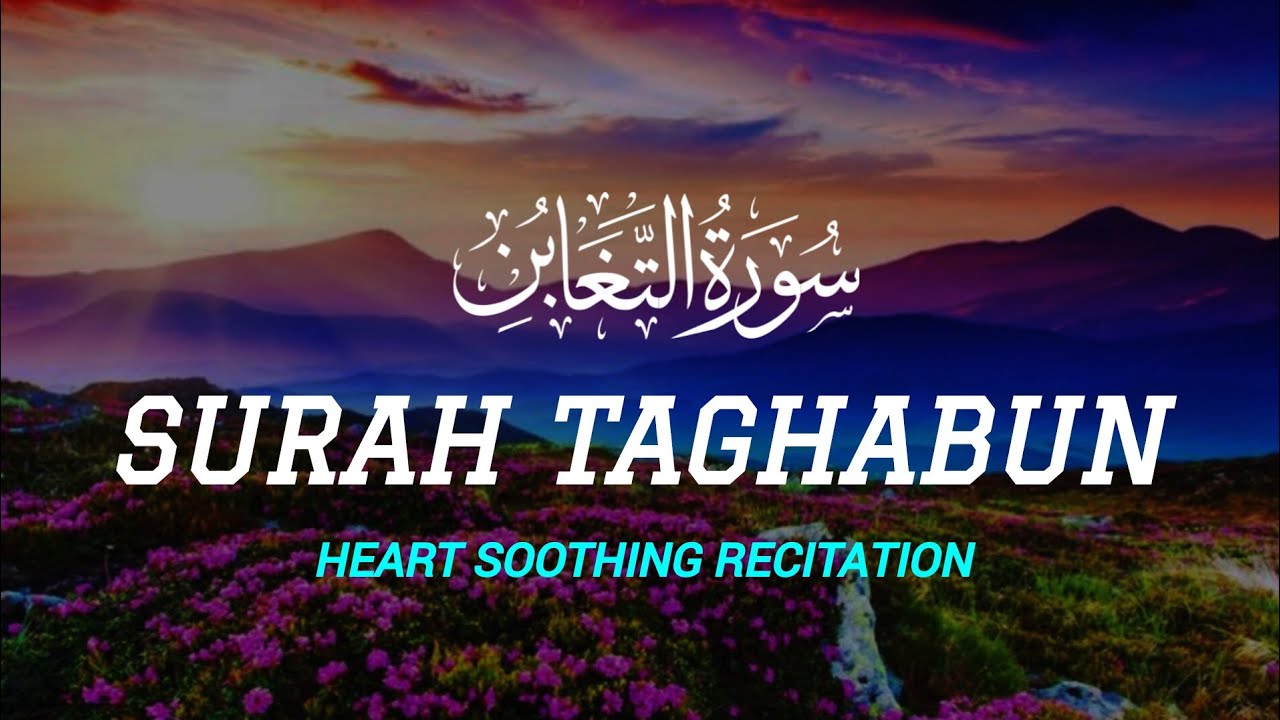 Surah Taghabun beautiful recitation | Surah Taghabun visual quran ...