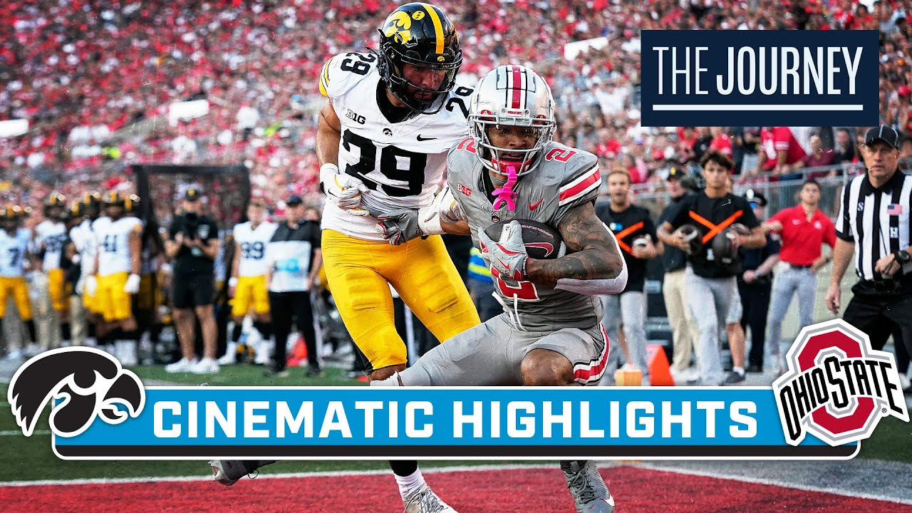 Cinematic Highlights: Iowa at Ohio State | Big Ten Football | The ...