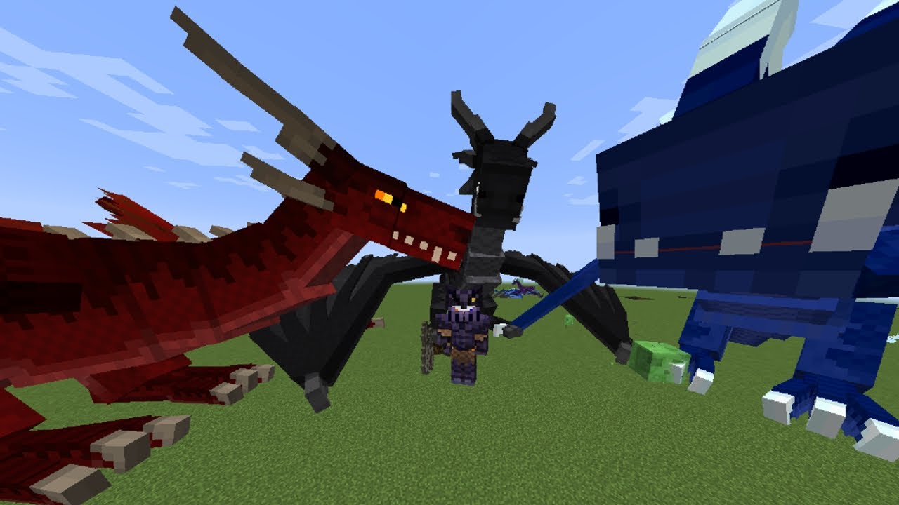 Messing around with DRAGONS[Minecraft Mods] - YouTube