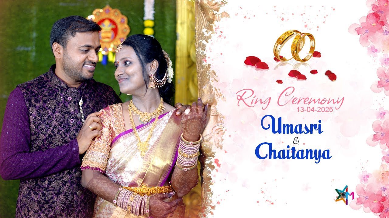 Umasri 💕 Chaitanya || Best Telugu Cinematic Engagement Highlights 2025 ...