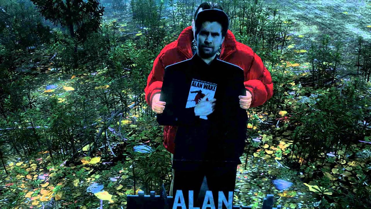 Alan Wake - Barry and the Cardboard Cut Out - YouTube
