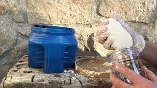 DIY Calcium Carbonate (Lime) Chalk Paint Recipe The BEST *TIPS *PAINTING DEMO *STORAGE *Best Recipe!
