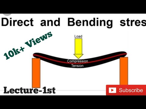 Lecture-1st// Direct stress and Bending stress// Theory of structure ...