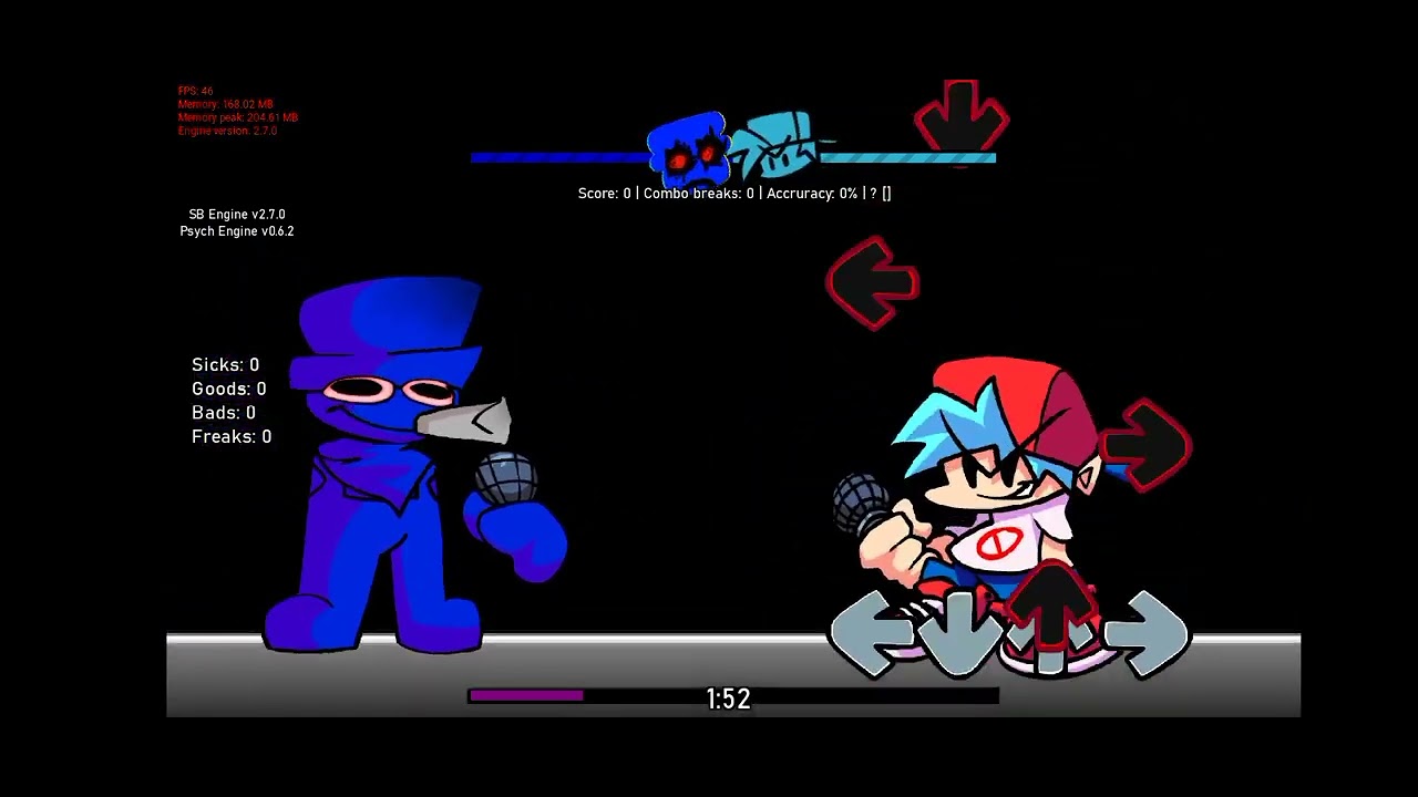 fnf sb engine 2.7.0 android and fnf bambi hell v2 - YouTube