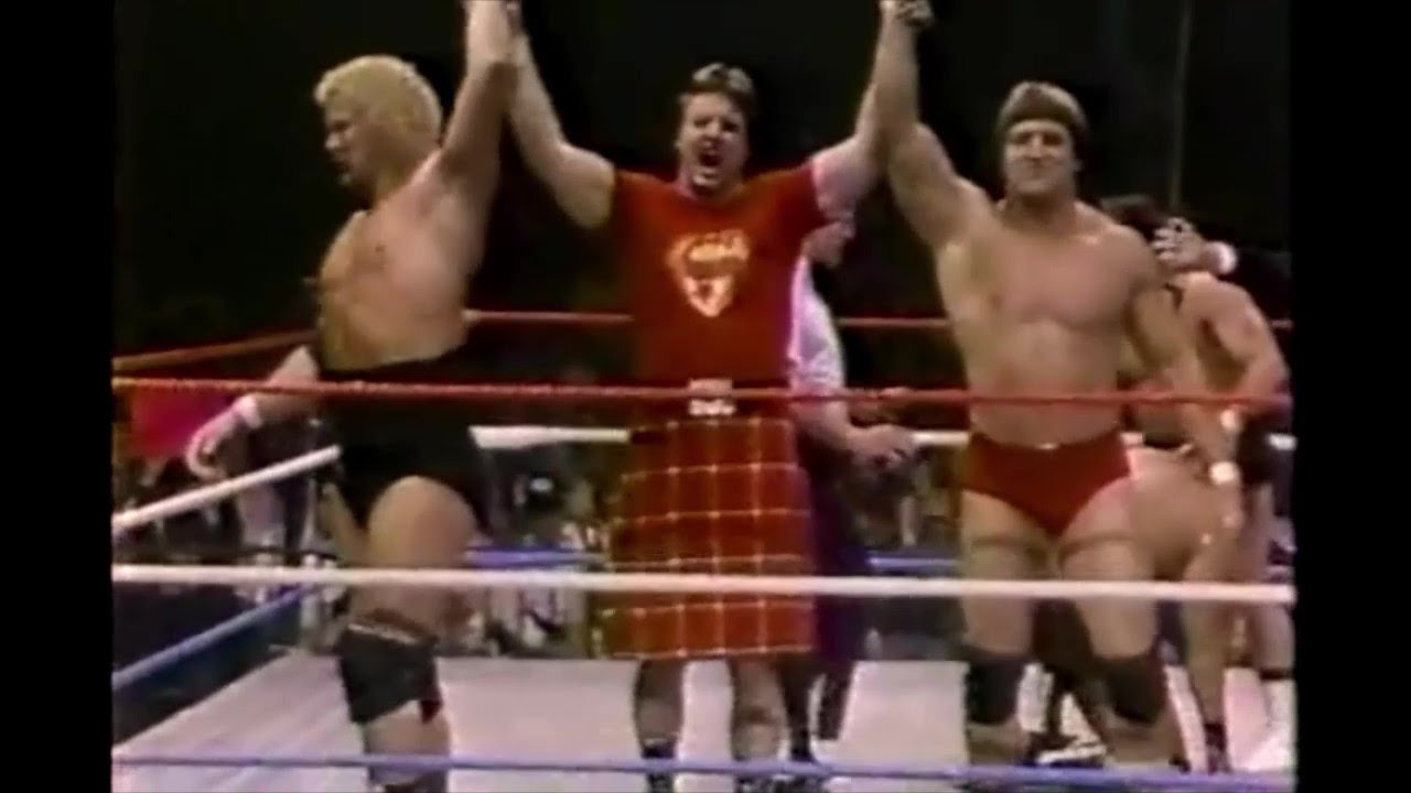 Dr. D. David Schultz & Paul Orndorff vs Francisco Vasquez & Johnny ...
