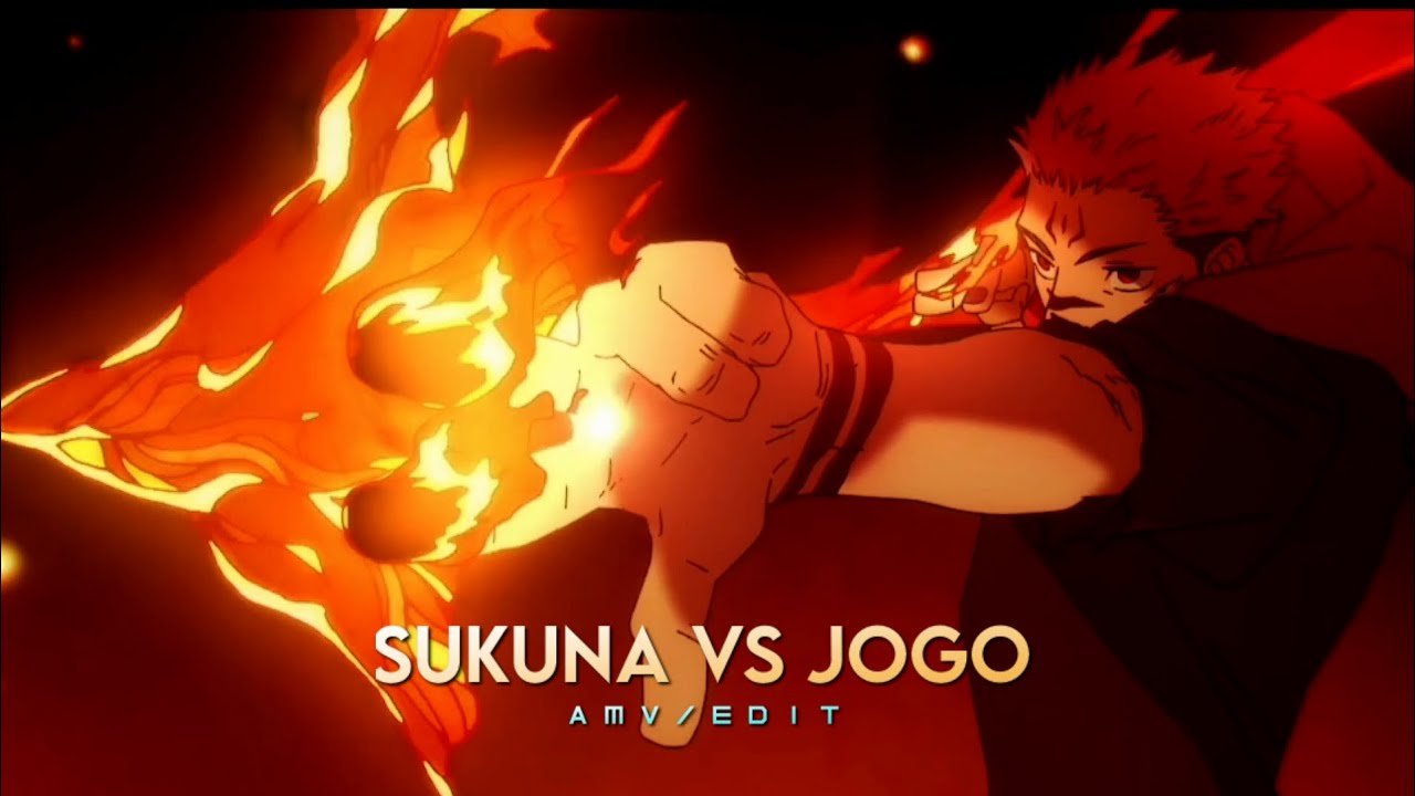 [4K] Sukuna vs Jogo fight - (Jujutsu Kaisen Season 2) AMV/Edit - YouTube