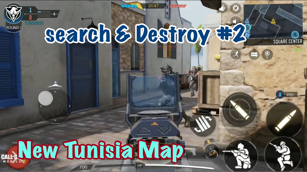 #2 time search and destroy ( New Tunisia Map ) call of duty mobile ...