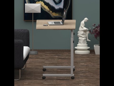 Uyan Home Ahşap Raflı Metal Laptop & Bilgisayar Çalışma Masası Kurulumu
