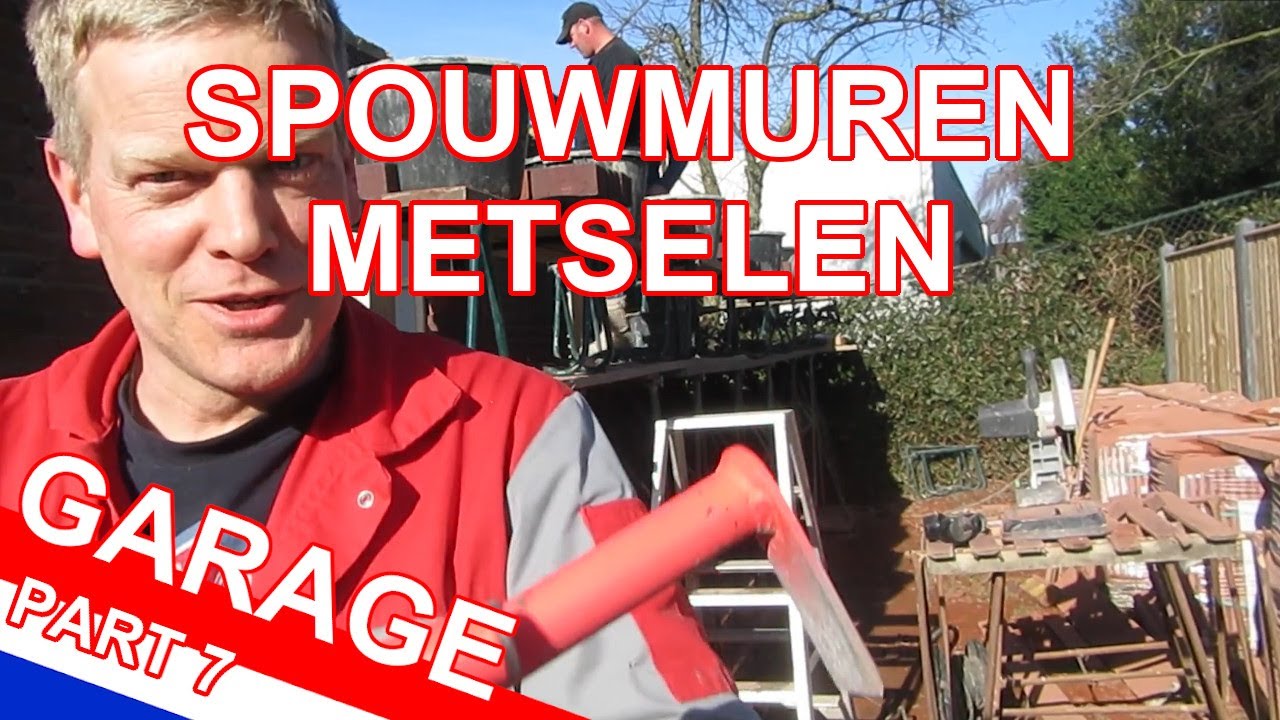 BUITENMUREN VAN DE GARAGE METSELEN | Een nieuwe garage bouwen in mijn ...