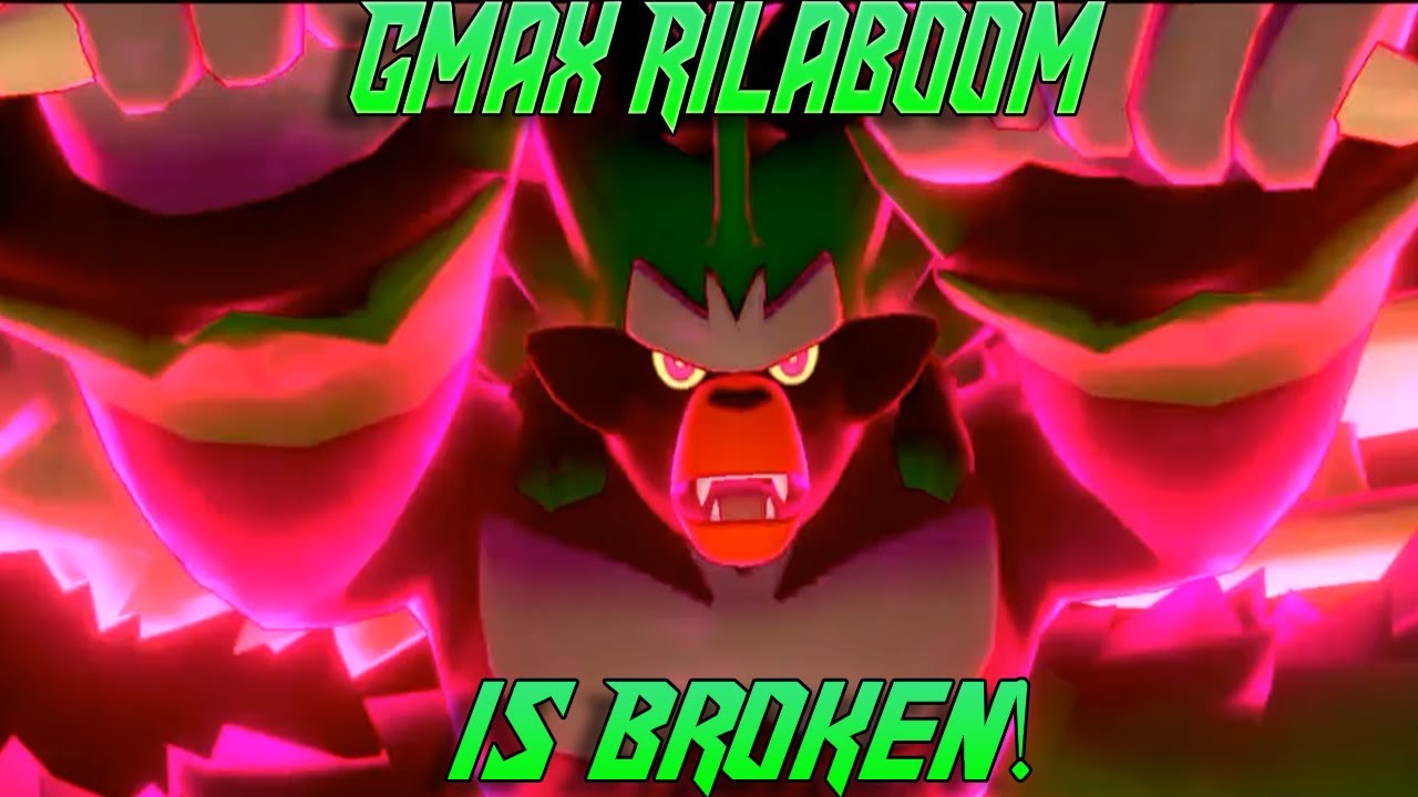 Gmax Rilaboom is broken!-Pokemon Sword and Shield Isle of Armor VGC ...