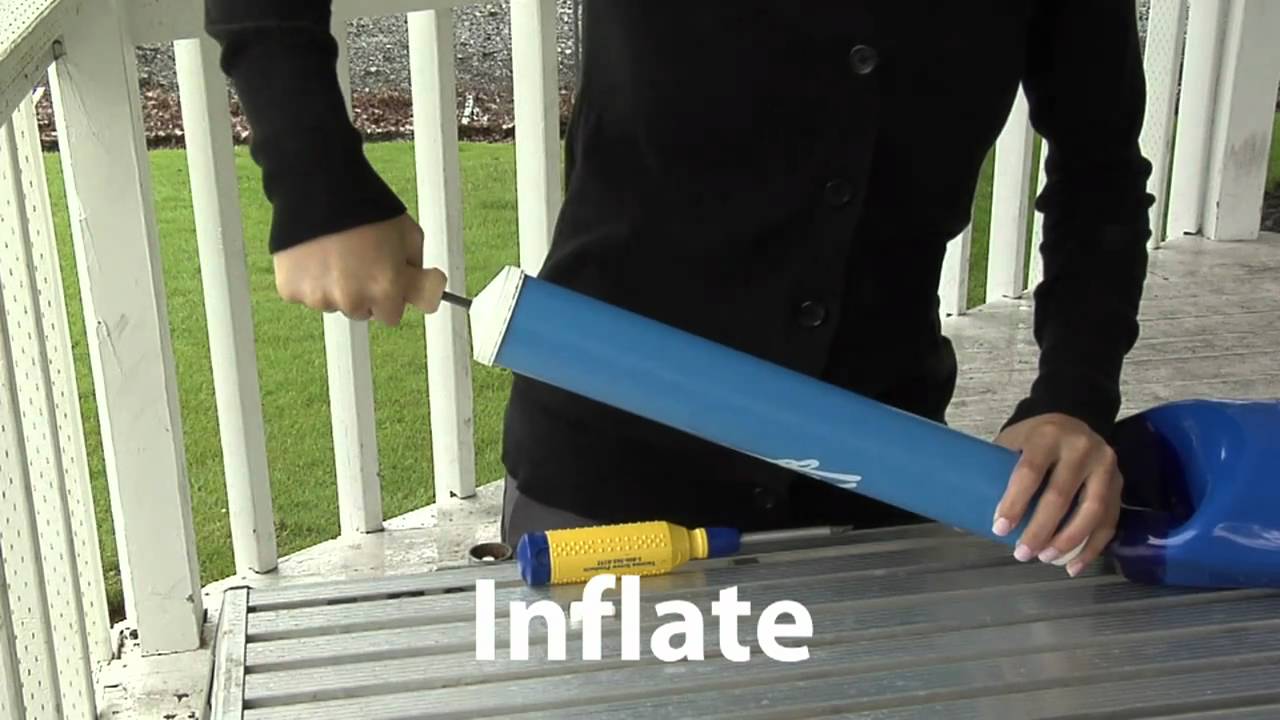 Polyform Fender Inflation with Polyform Handpump #30 - YouTube