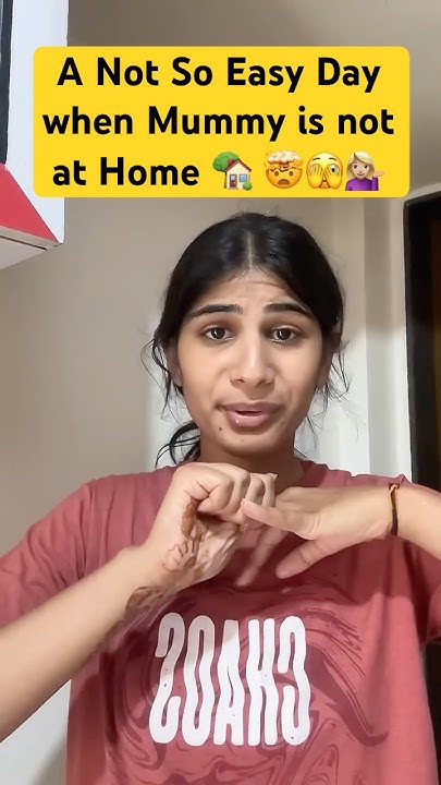 A Not So Easy Day in My Life!! When Mummy is Not at Home 🏡 🤯🫣💁🏼‍♀️ #minivlog #adayinmylife - YouTube