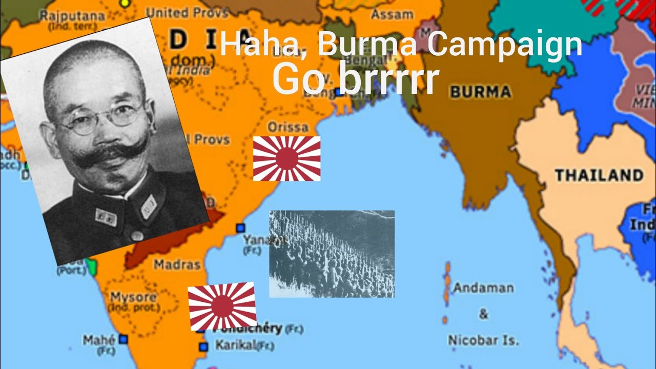 THE INVASION OF BURMA! Burma Campaign, axis campaign, WW2 Pacific ...