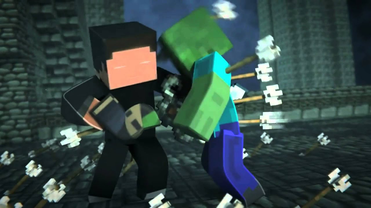 Minecraft 3D "Epic Fight" [AMV] - YouTube