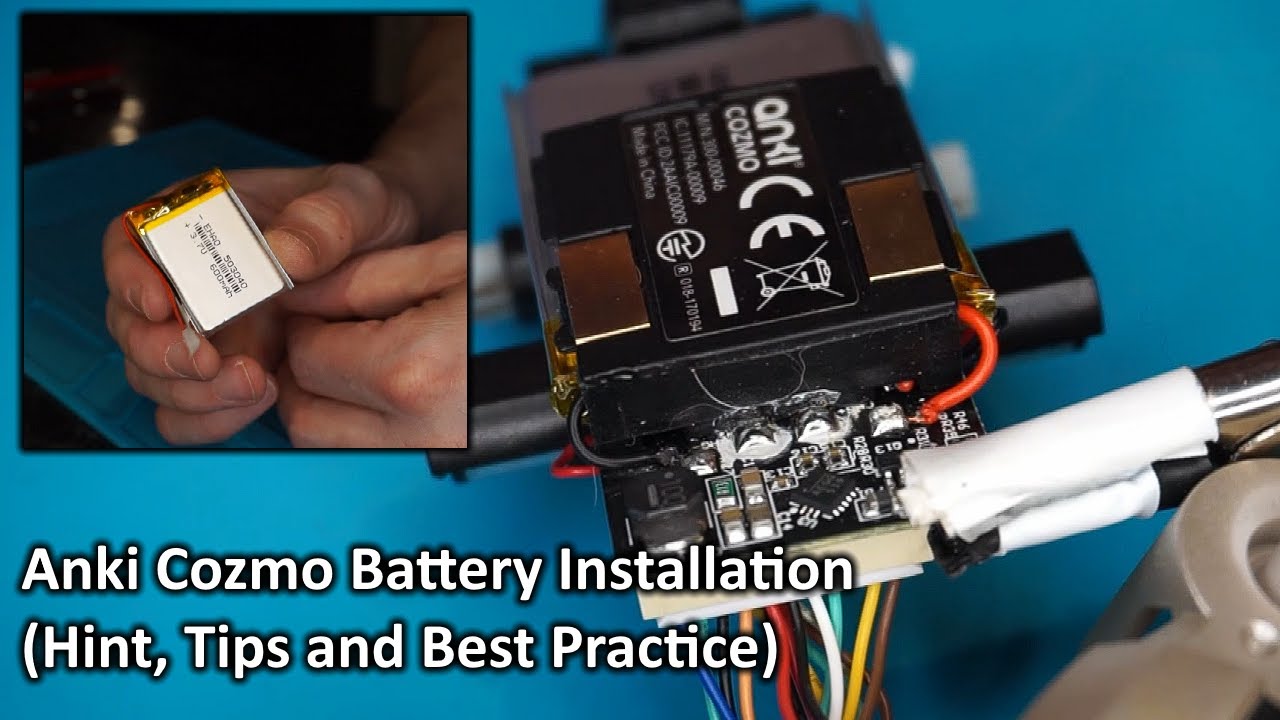 Anki Cozmo Battery Installation Guide - YouTube