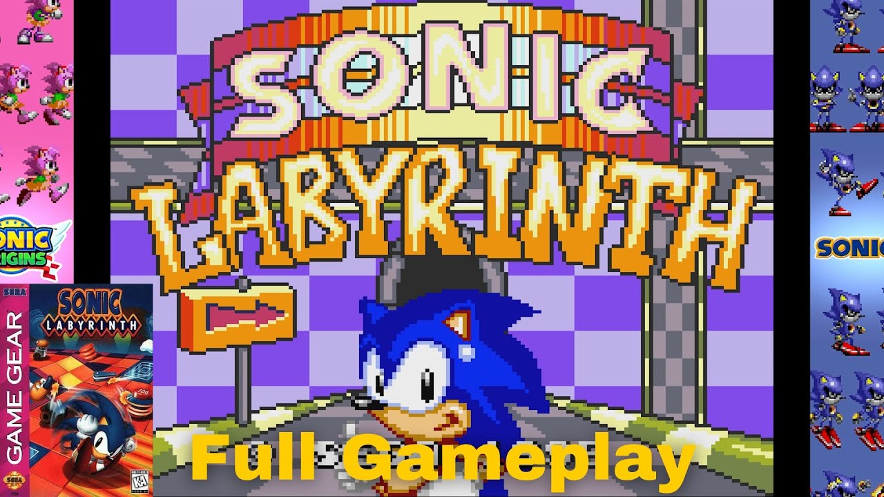 Sonic Labyrinth Game Gear Full Gameplay!!! - Sonic Origins - YouTube