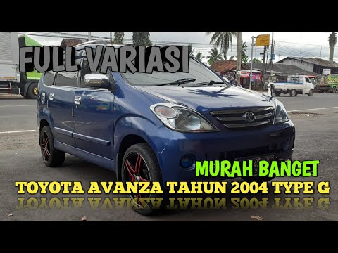 Jual Murah Avanza Biru Tahun 2004 Tipe G | Kondisi Mulus Mesin Oke ...