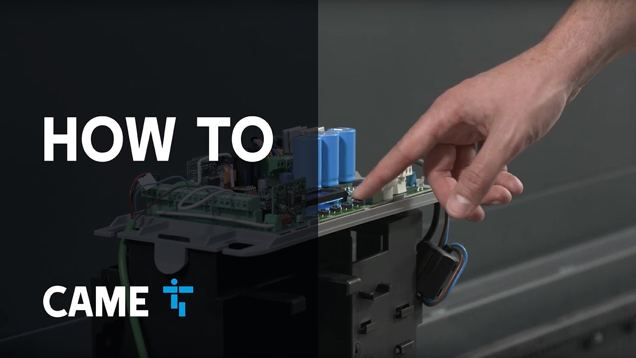 How to fit the CAME RIO wireless system to the CAME BKV sliding gate ...