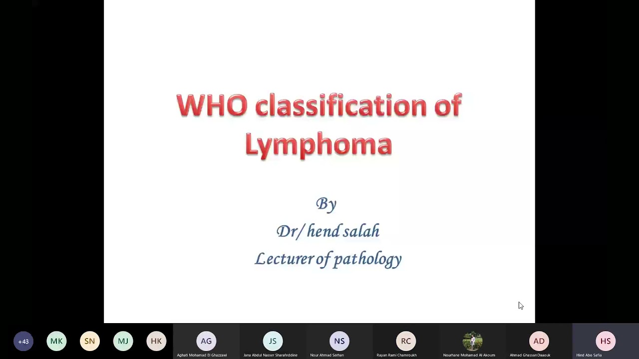 introduction to classification of lymphoma - YouTube