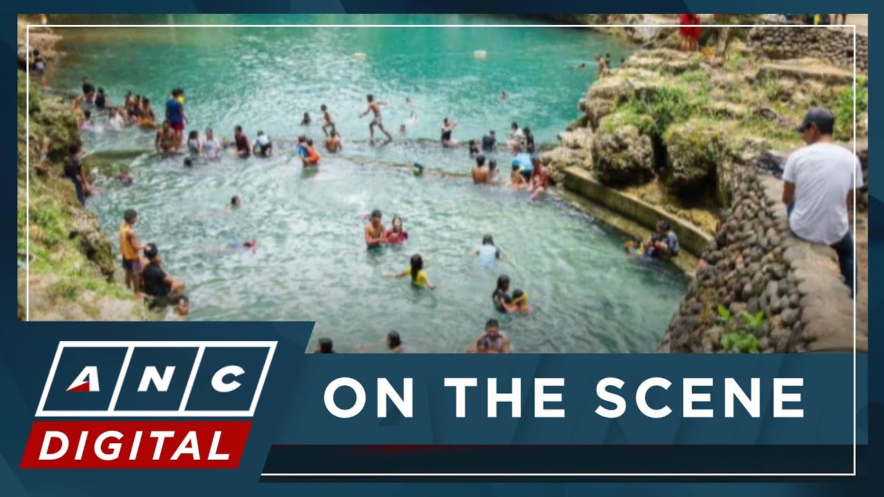 Tourists beat the heat in cold spring in Mabinay, Negros Oriental | ANC ...