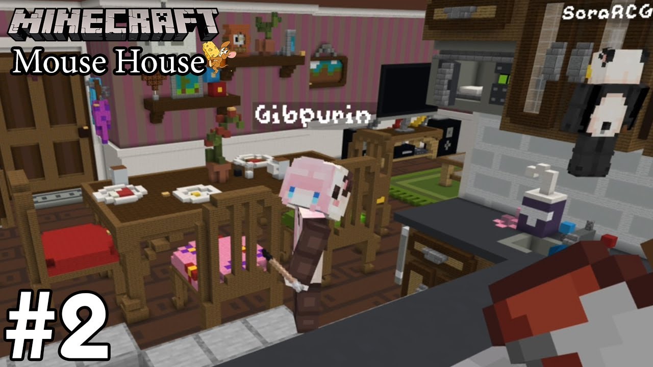 Minecraft Mouse House | #2 | เชื่อว่าหนูต้องบินได้? - YouTube