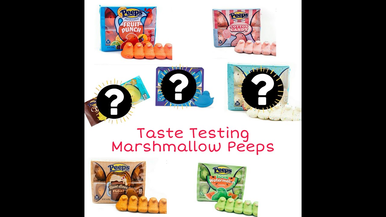 Taste Testing Marshmallow Peeps 🐥 (Must Watch) - YouTube