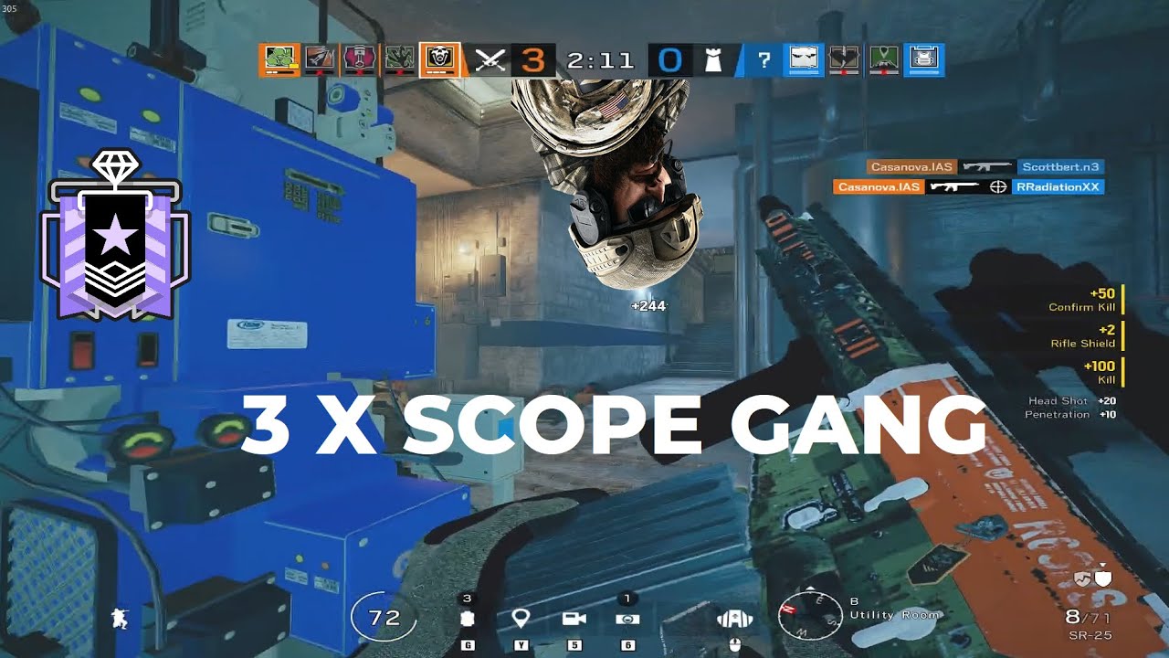 3X SCOPE GANG I Rainbow Six Siege - YouTube