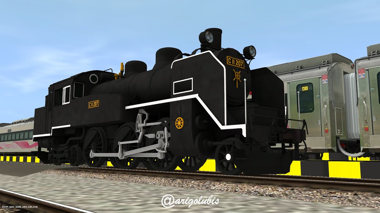 JNR-era steam locomotive - trainz share content - YouTube