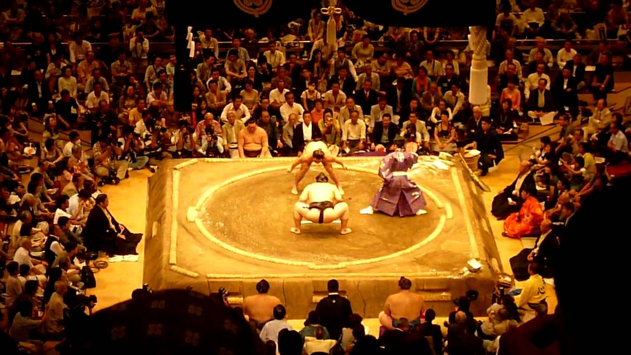 Tokyo Sumo Championships September 2009 Asashoryu v Harumafuji - YouTube