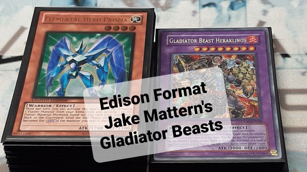 Edison Format Jake Mattern's Gladiator Beasts Deck Profile - YouTube