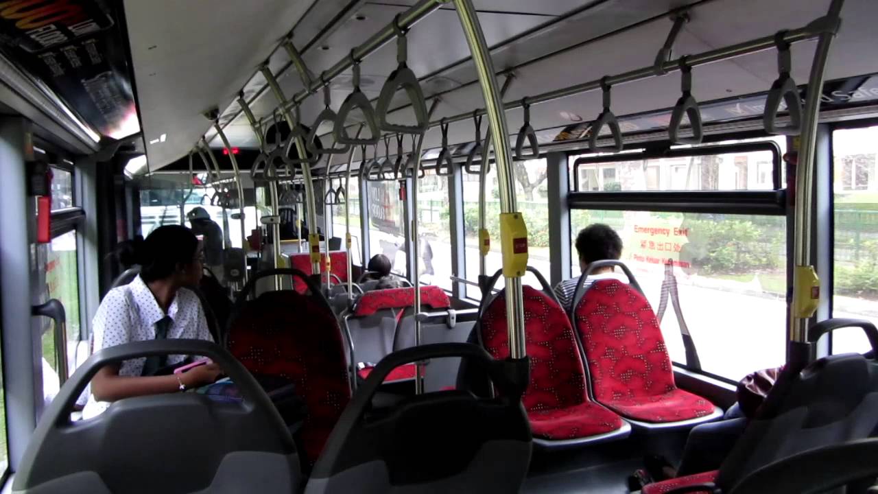 SMRT Mercedes-Benz O530 [SMB136C] Sv855 from "aft Yishun Ave 1" → ...