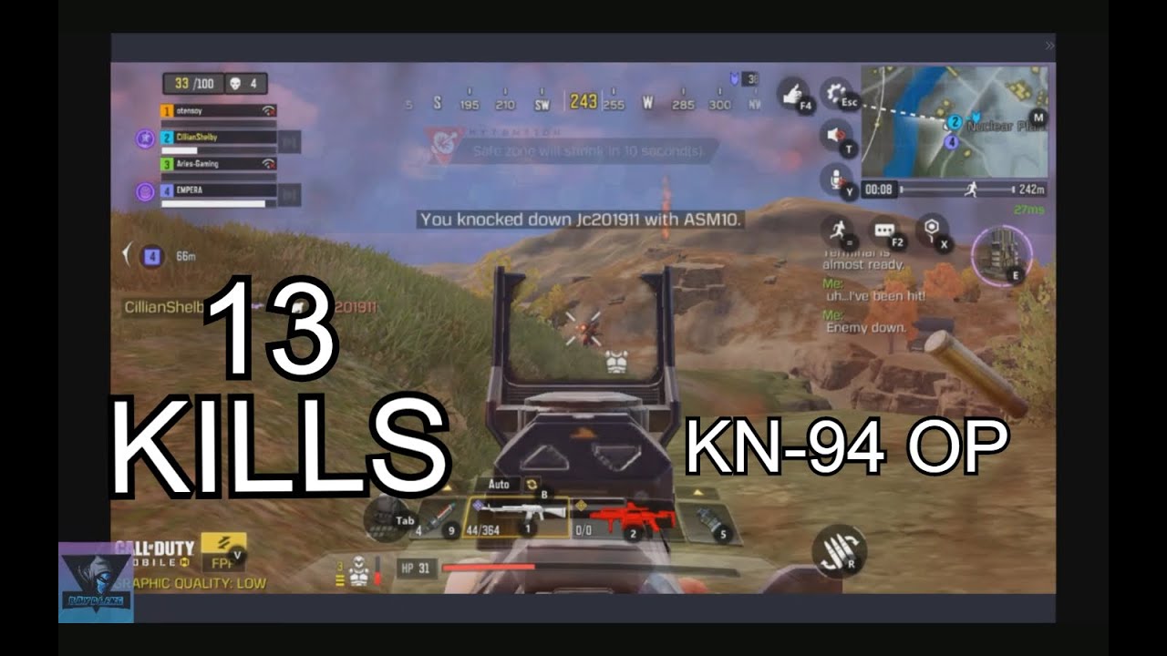 Call of Duty:Mobile Battle Royale KN-94 + VOID MAG =OP - YouTube