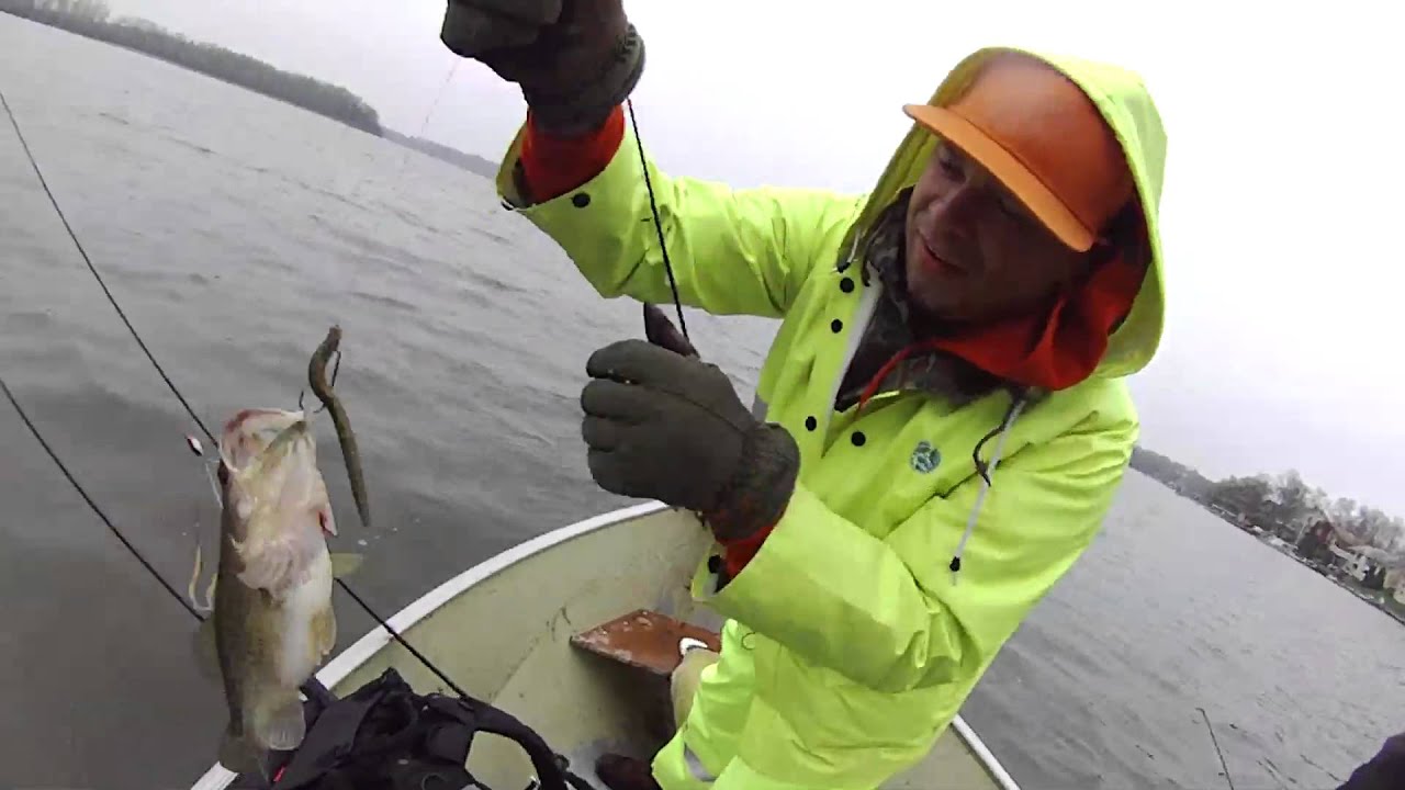 Bass Fishing at Deep Lake, IL - YouTube