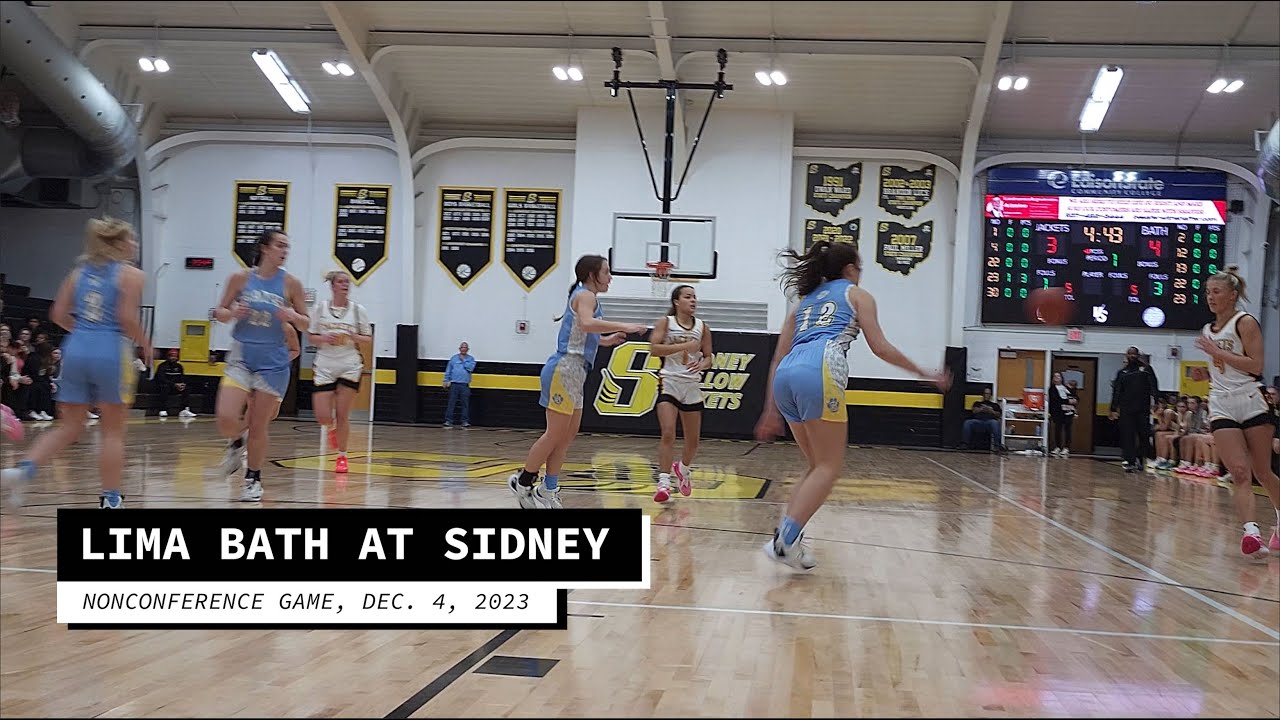 Lima Bath at Sidney girls basketball highlights | Dec. 4, 2023 - YouTube