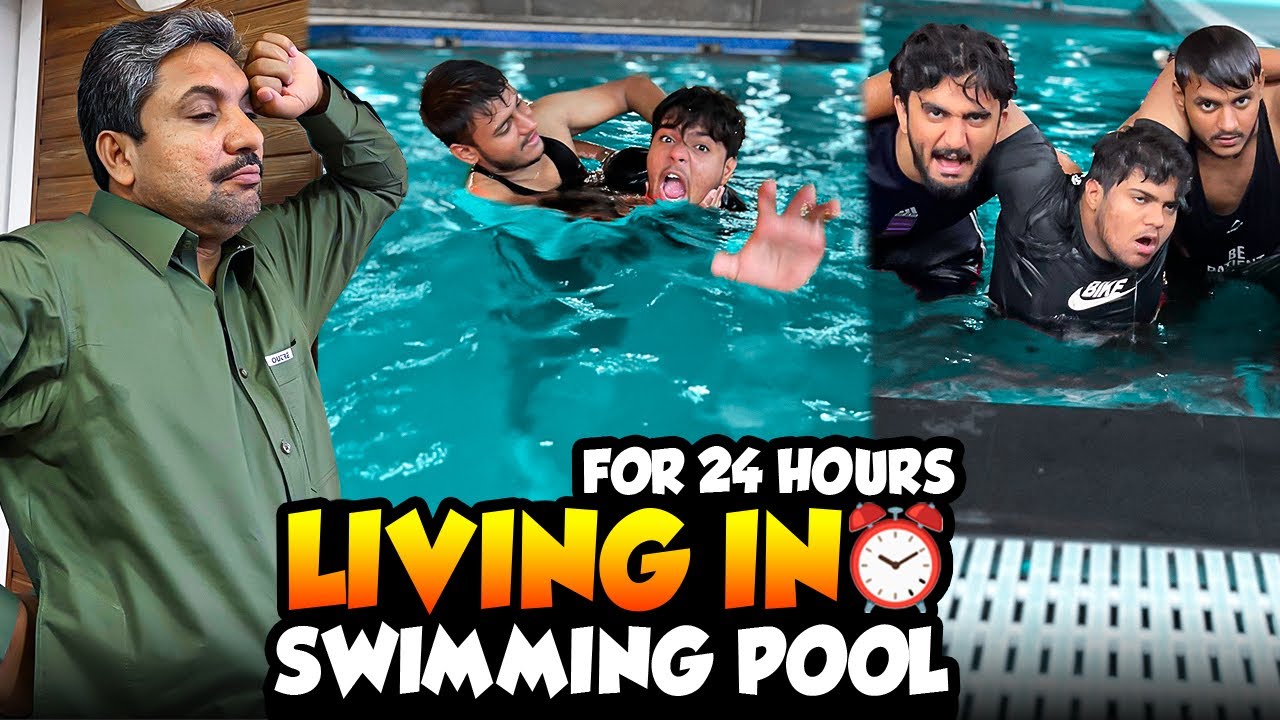 For 1st time in pakistan living in a swimming pool for 24 hours 🕣 ...