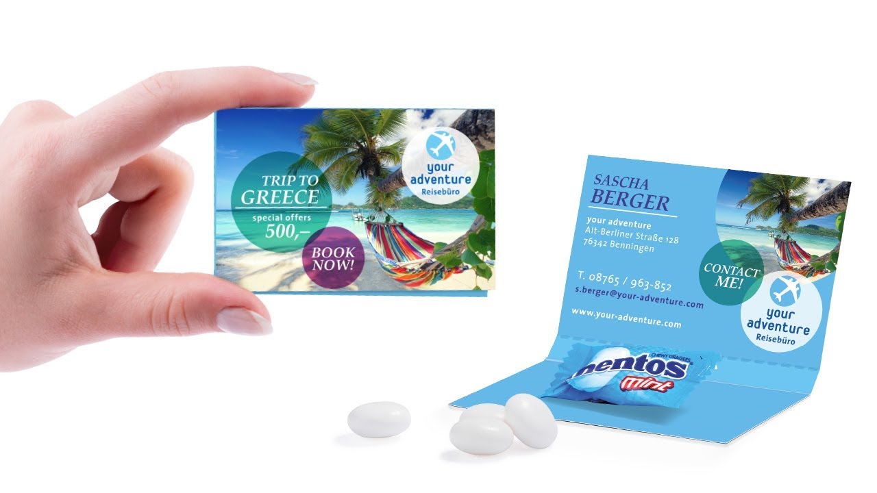 Promotion Card with added value! - YouTube