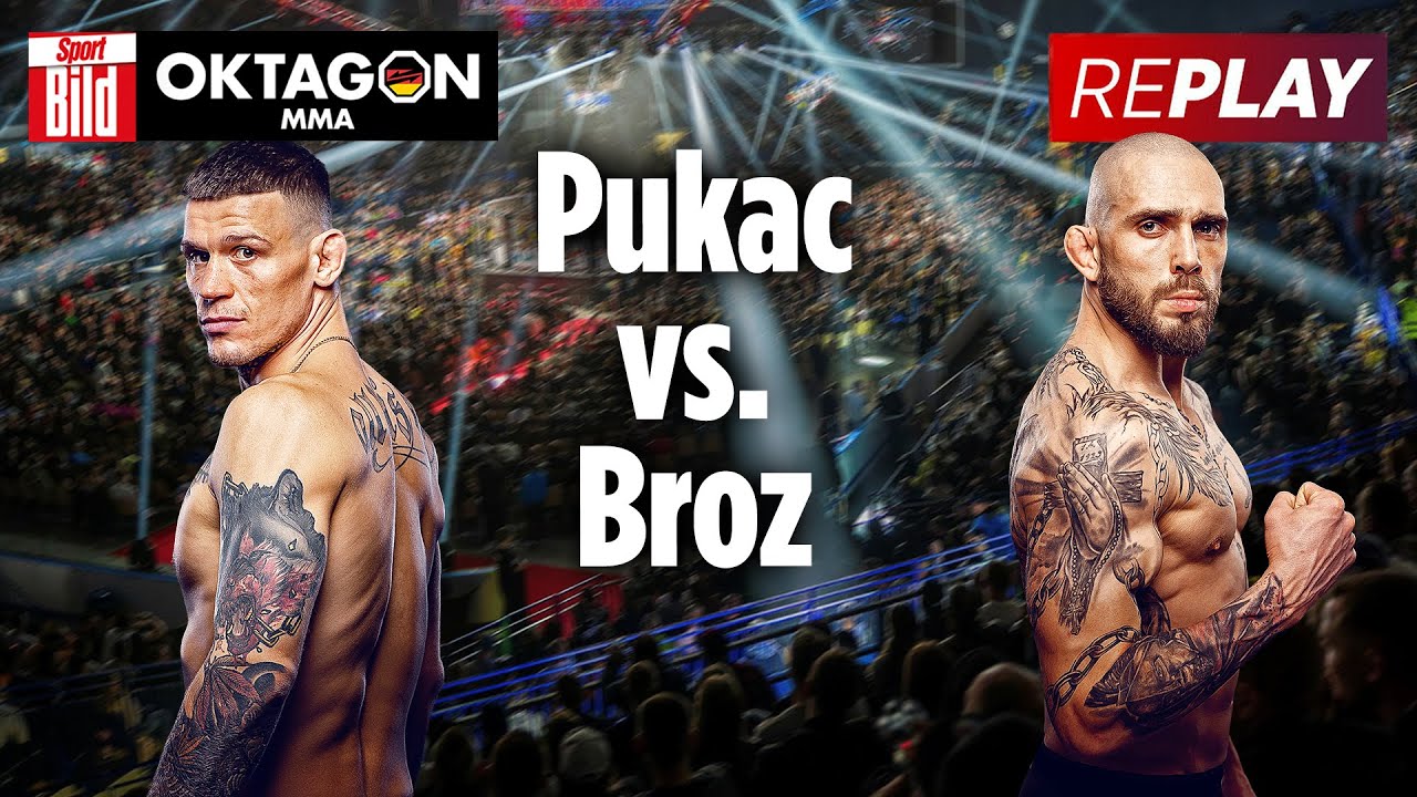 Oktagon 43: Robert Pukac – Miroslav Broz im Replay | Oktagon MMA - YouTube
