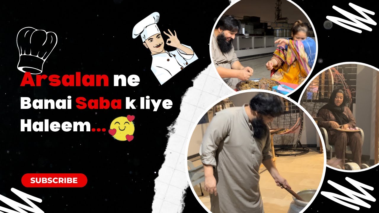 Arsalan ne banayi Haleem Mere liye Special | Saba Arsalan Khan | SKD | Family Vlogging - YouTube