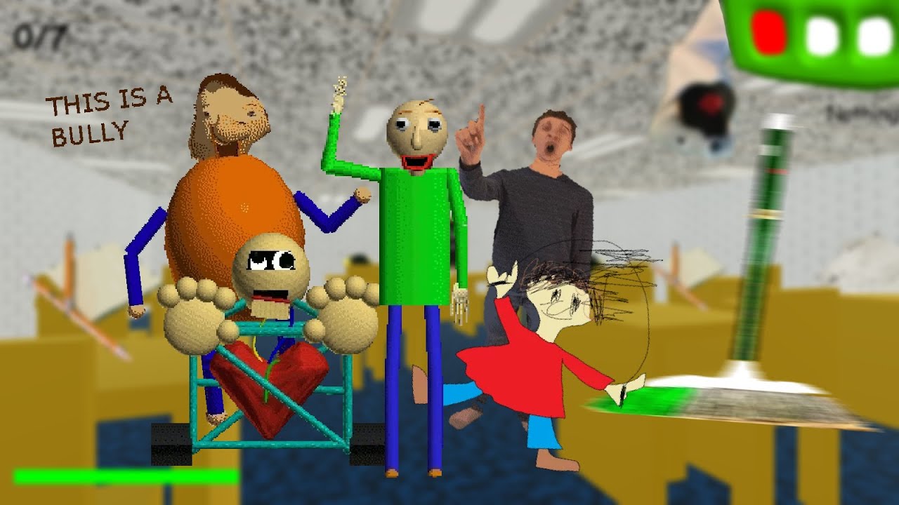WE BEAT BALDI IM HIMMMM *EMOTIONAL* (Baldi's Basics Part 3 FINALE ...