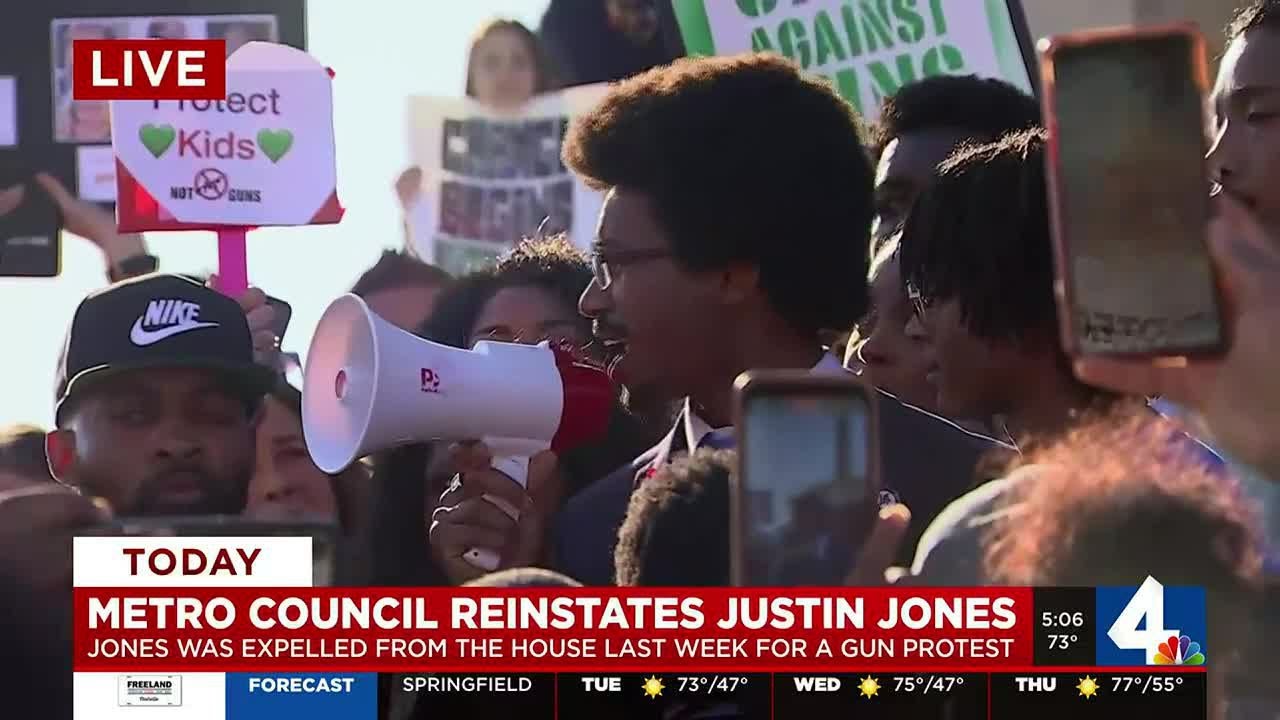 Justin J. Pearson speaks outside State Capitol - YouTube