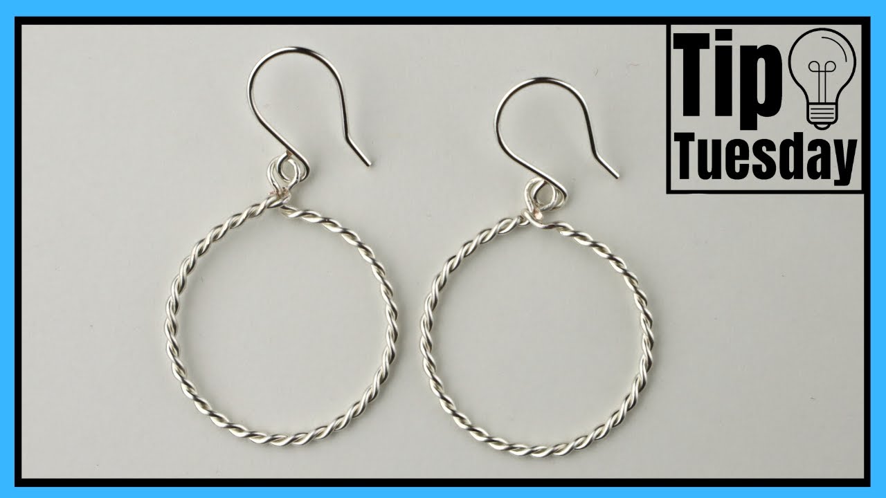 Twisting Wire with Rotary Tool or Drill Easy Hoop Earrings Tip Tuesday ...