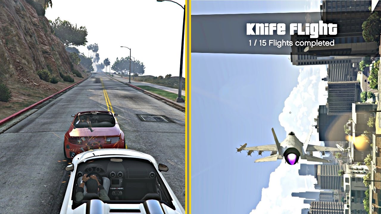 Knife Flights Fighter Jet Speed run - YouTube