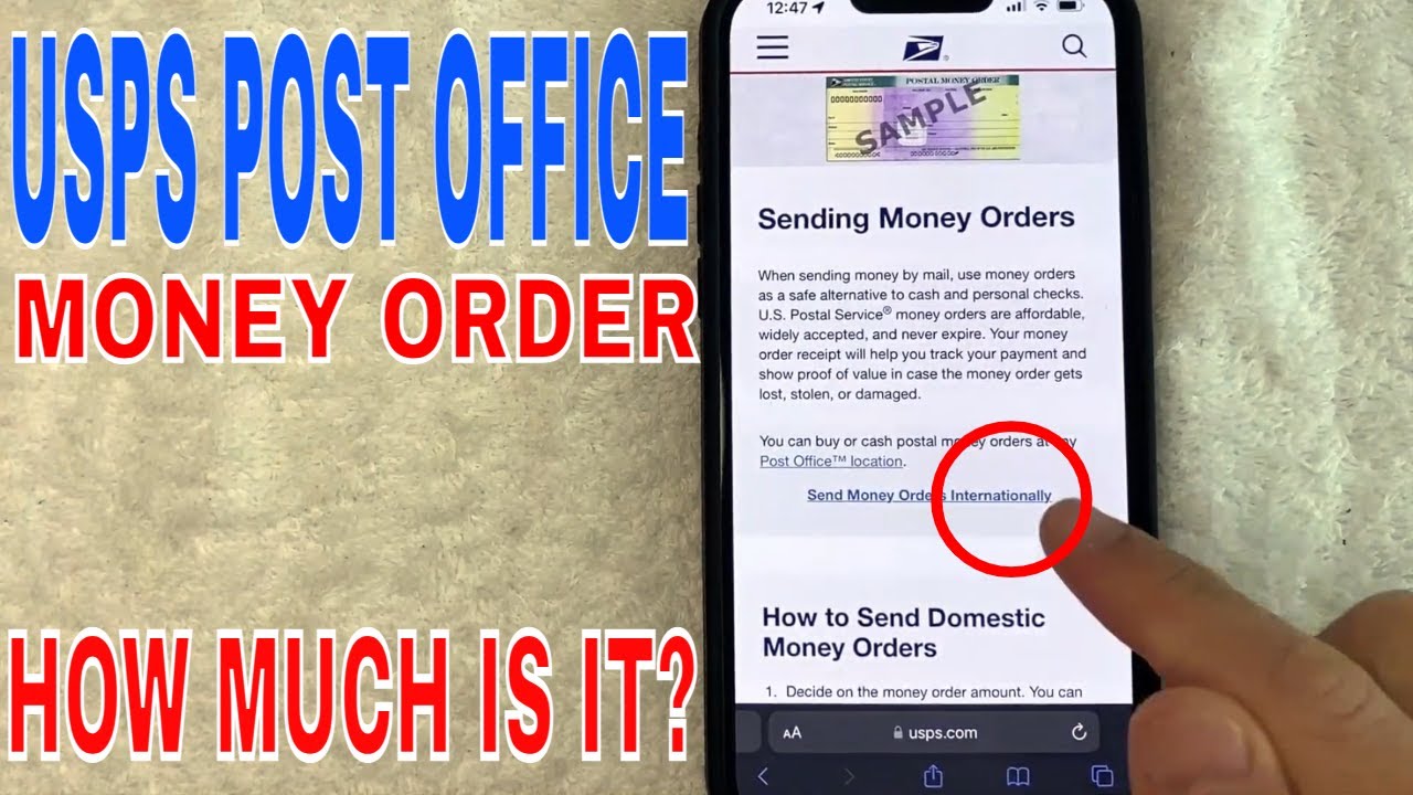 How Much Is A Money Order At USPS Post Office 🔴 - YouTube