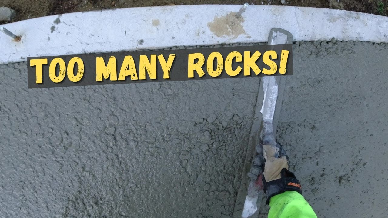 The Concrete Had Too Many ROCKS in IT! This New Tool Helped - YouTube