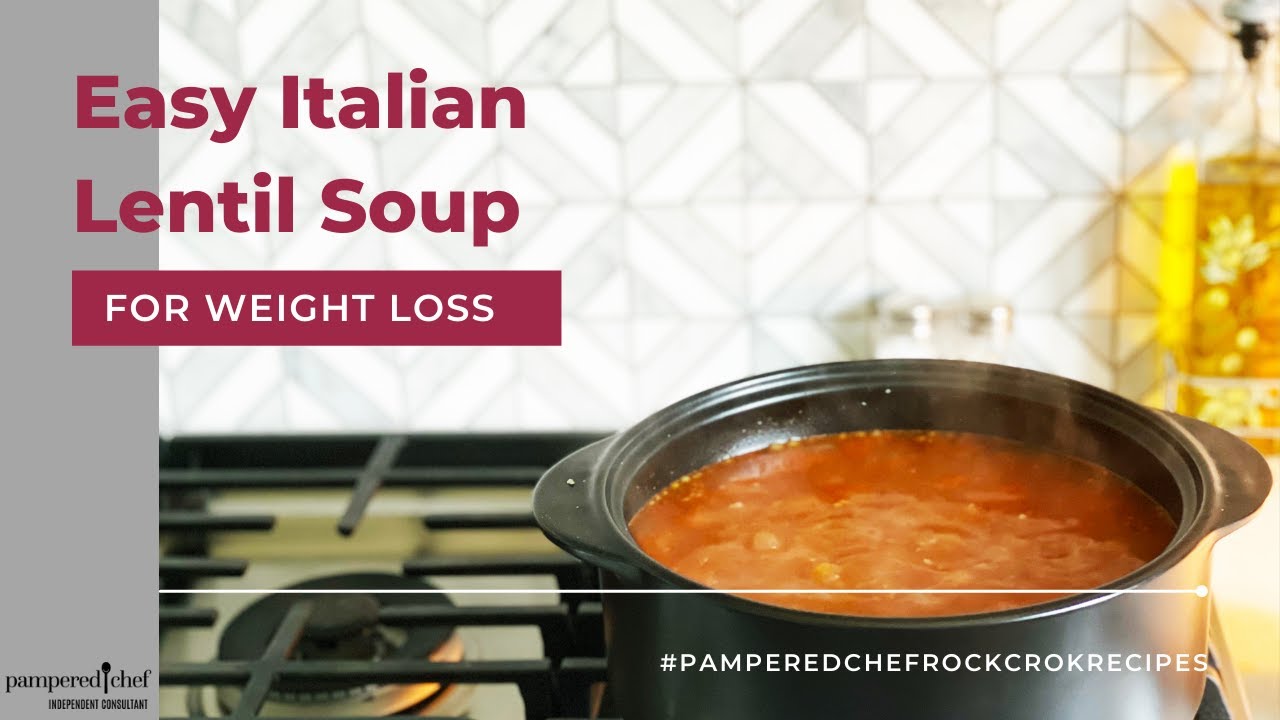 PCOS SOUP RECIPES I Quick and Easy Italian Lentil Soup I Mediterranean ...